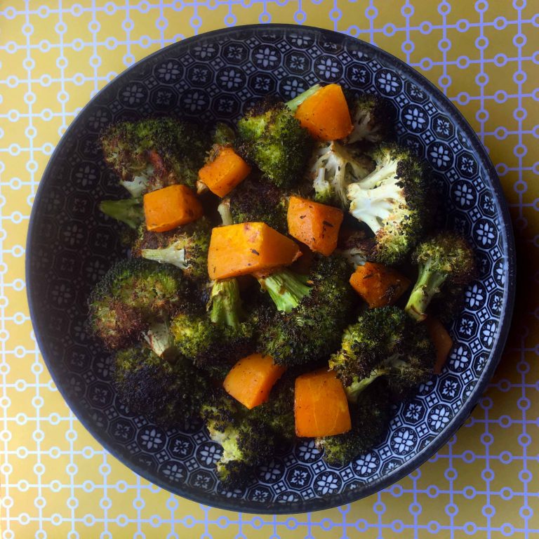Roasted Broccoli and Butternut Squash - Resolution Eats