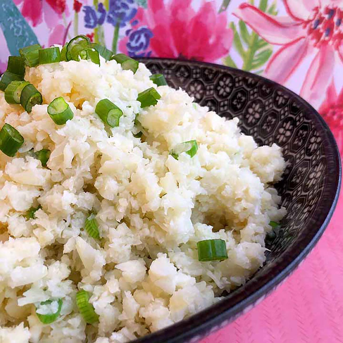 Low Carb Keto Coconut Cauliflower Rice - Resolution Eats
