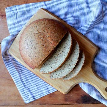 Real Keto Rye Bread with Yeast - Resolution Eats